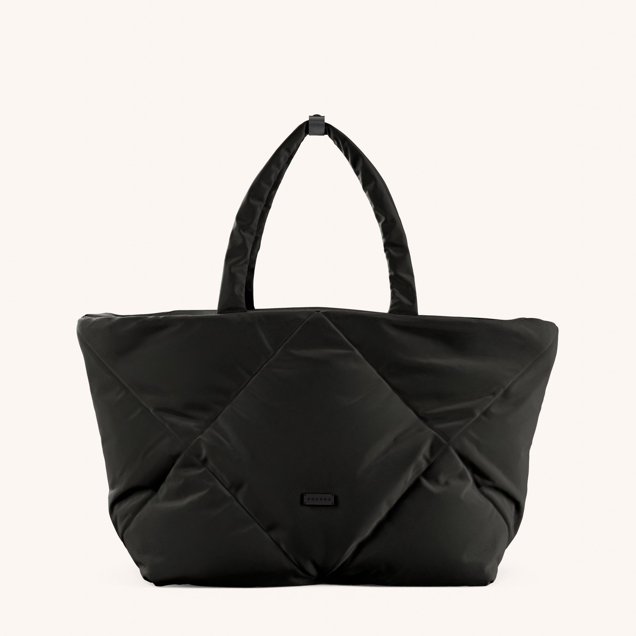 Padded Tote in Black - XOUXOU®