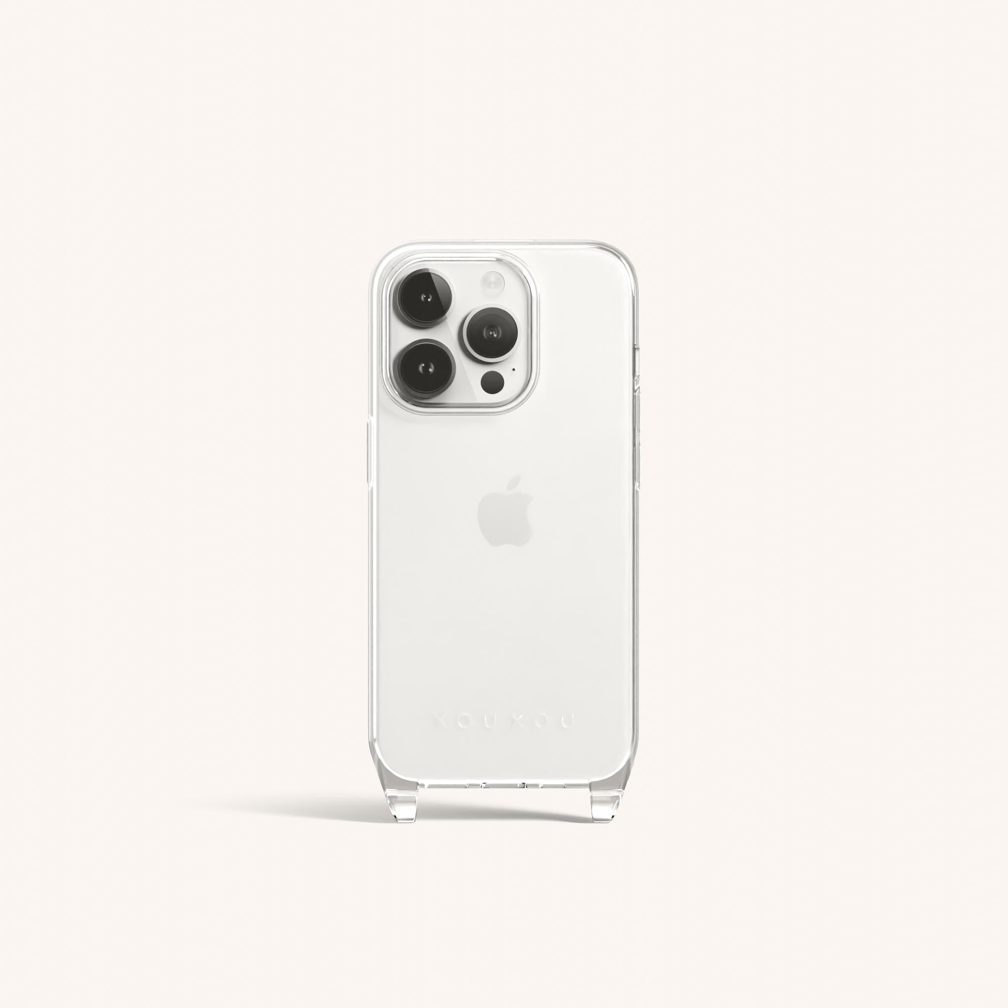 Phone Case with Eyelets in Clear - XOUXOU®