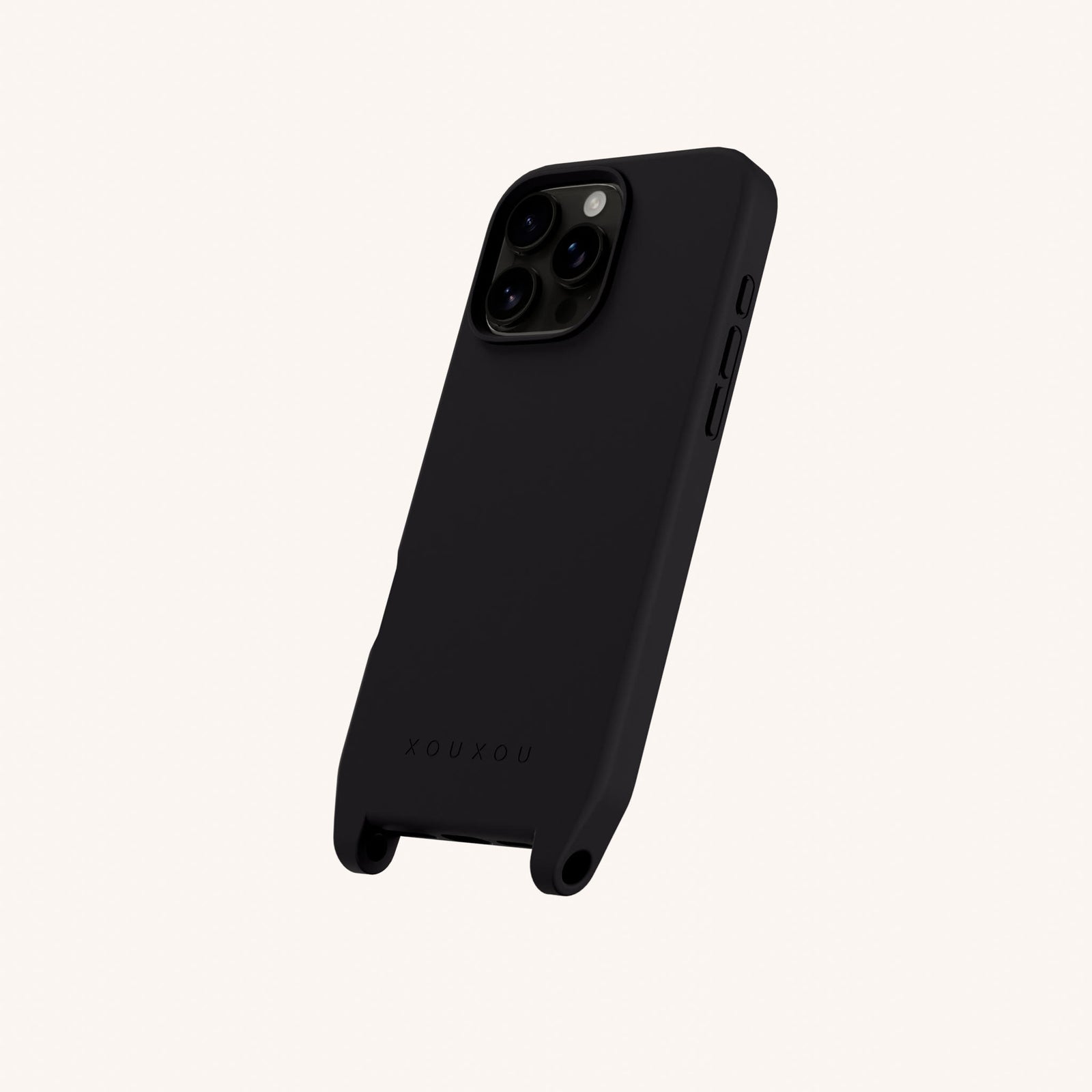 Phone Case with Eyelets in Black - XOUXOU®