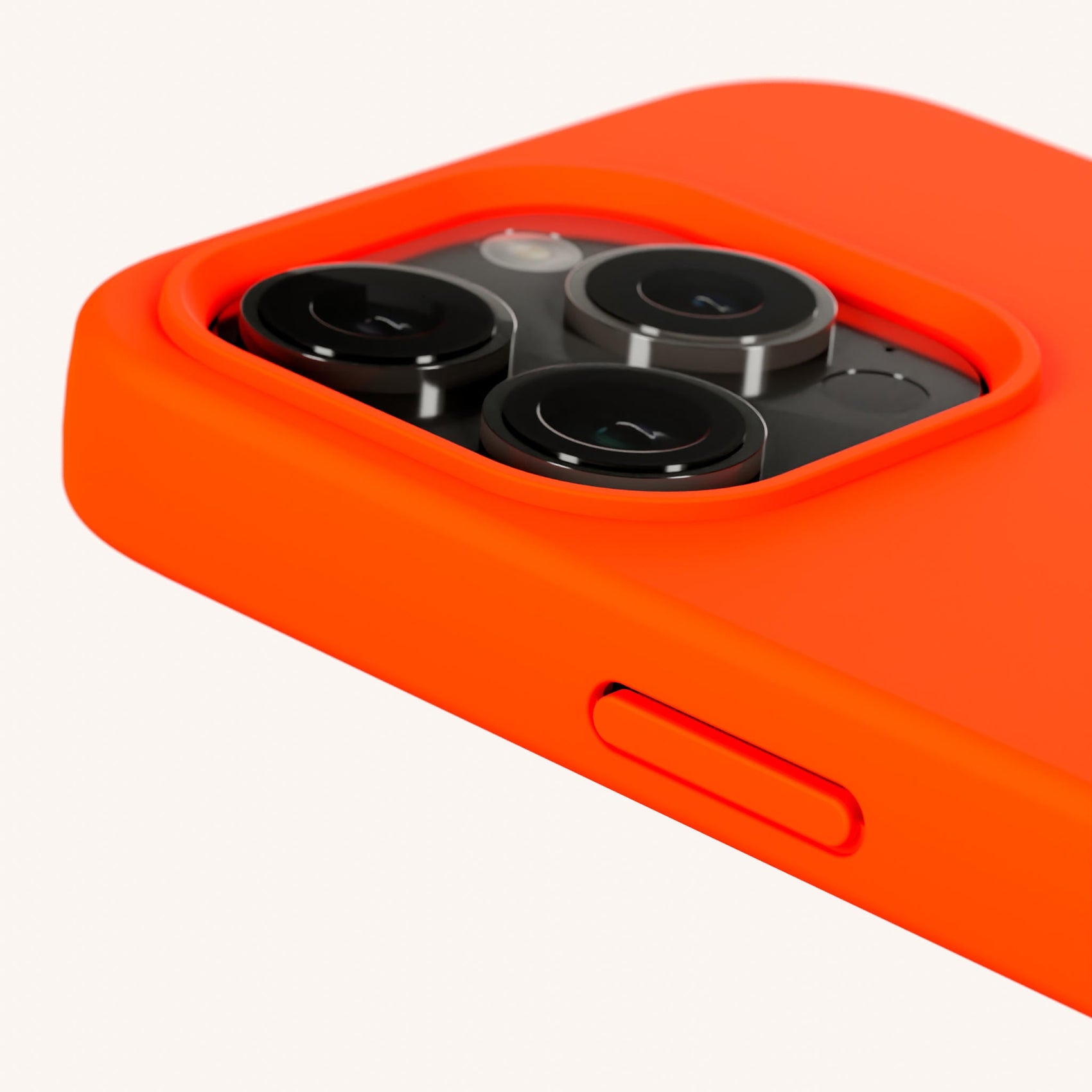 Phone Necklace with Carabiner Rope in Neon Orange + Orange Camouflage ...